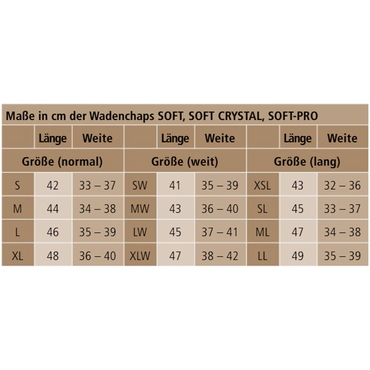 BUSSE short chaps SOFT Crystal